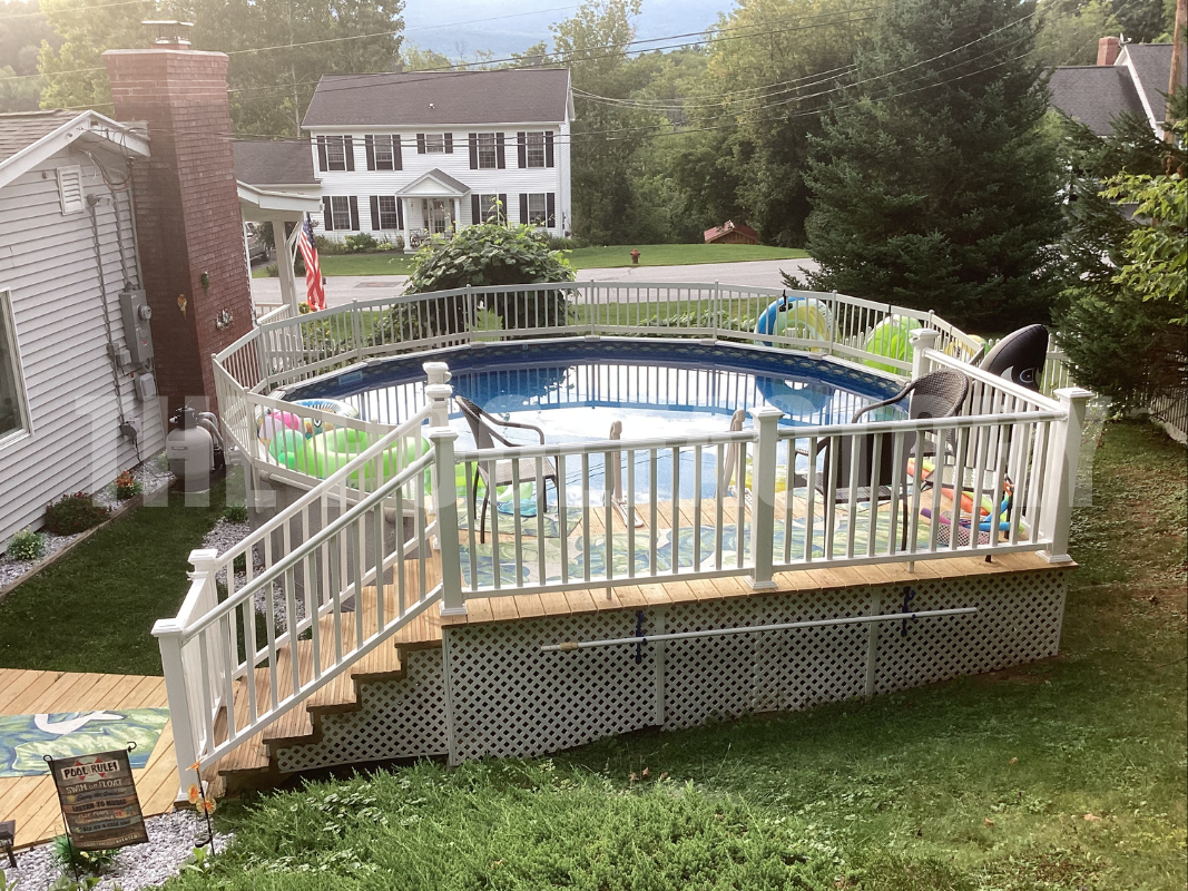 Above ground Pool Decks On A Budget: 4 Ideas To Meet Your Wishes ...